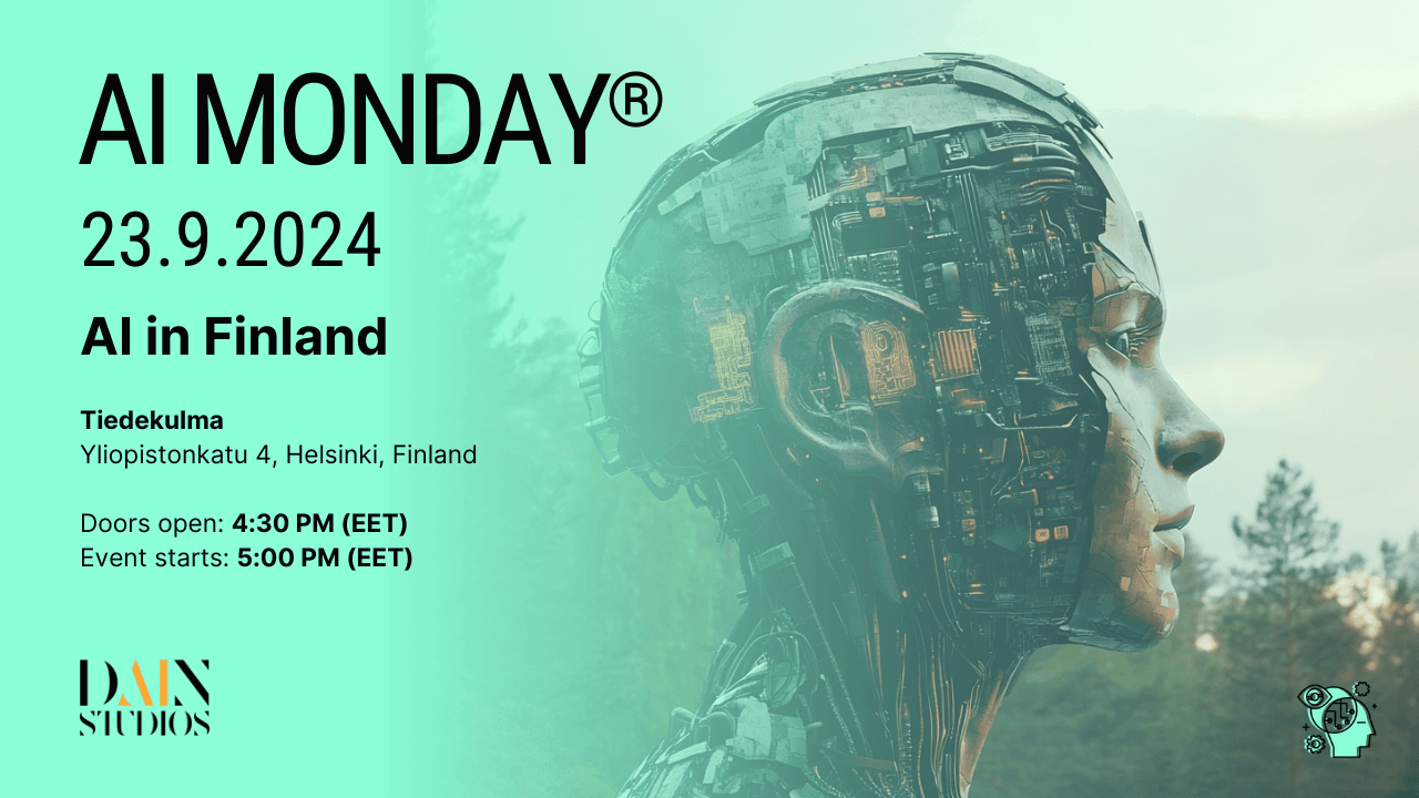 AI Monday Helsinki: AI in Finland - DAIN Studios
